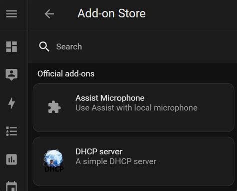 Missing Dhcp Server In Addons Configuration Home Assistant Community