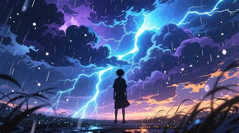 Free Weathering The Storm Image Storm Silhouette Lightning
