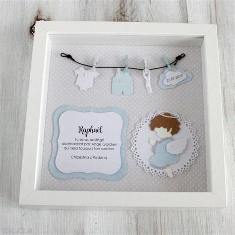 metryczka chrzest chrzciny prezent podziękowania ღ art Madam pl