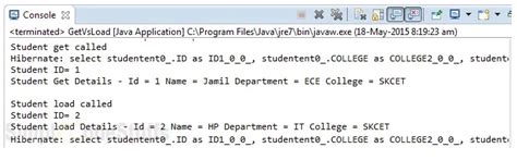 Different Between Sessionget And Sessionload In Hibernate Advanced Java Journal