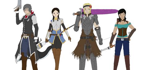 Rwby Oc Team Dawn By Grey Devil On Deviantart