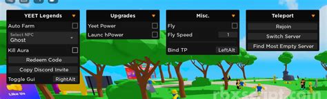 Yeet Legends Auto Farm Kill Aura Fly Scripts Rbxscript