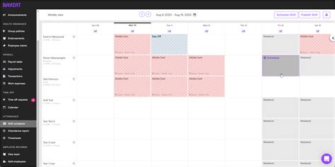 Shift Scheduler Overview English