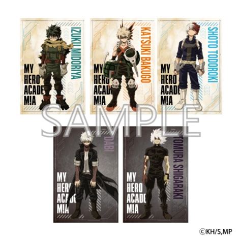 [입고 완료] 나의 히어로 아카데미아 요미우리 Tv 엔터프라이즈 엽서 세트 나히아 히로아카 애니 공식 굿즈 도키도키굿즈