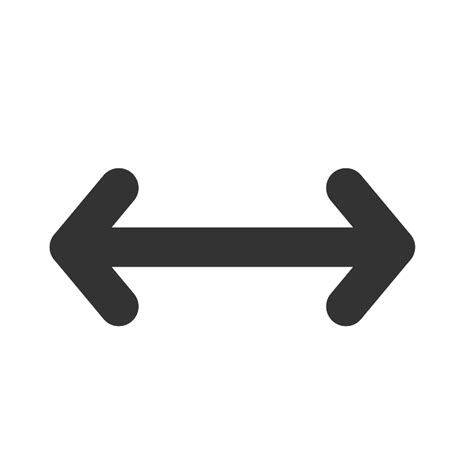 move horizontally vector svg icon svg repo