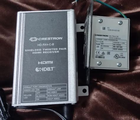 Crestron Shielded Twisted Pair Hdmi Transmitter And Receiver Hd Rx4 C B And Tx4 £83 87 Picclick Uk
