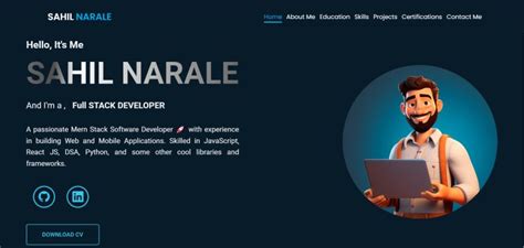 Sahil Narale On Linkedin Portfolio Fullstackdeveloper