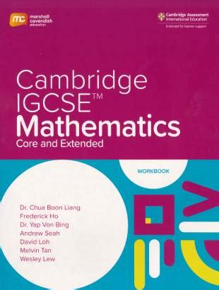 Cambridge IGCSE Mathematics Core & Extended Workbook