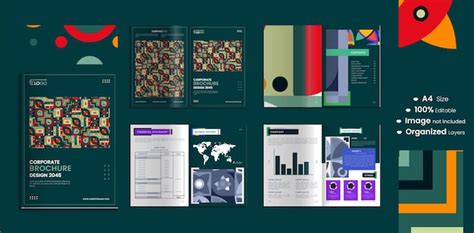 Premium Vector Modern Minimal Annual Report Company Lookbook Or Brochure Template Layout