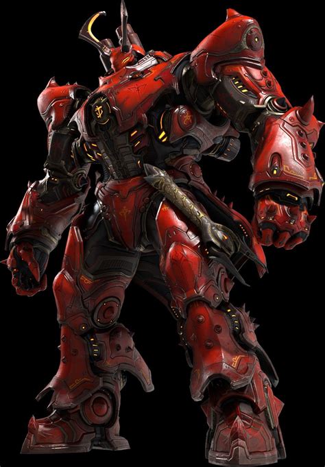 Davoth Armor Doom Doom Demons Doom Videogame Robots Concept