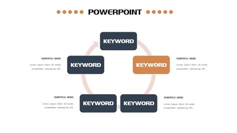 간단한 프로세스 관계 정보 Ppt 차트 무료 Ppt 템플릿 Pngtree에서 다운로드