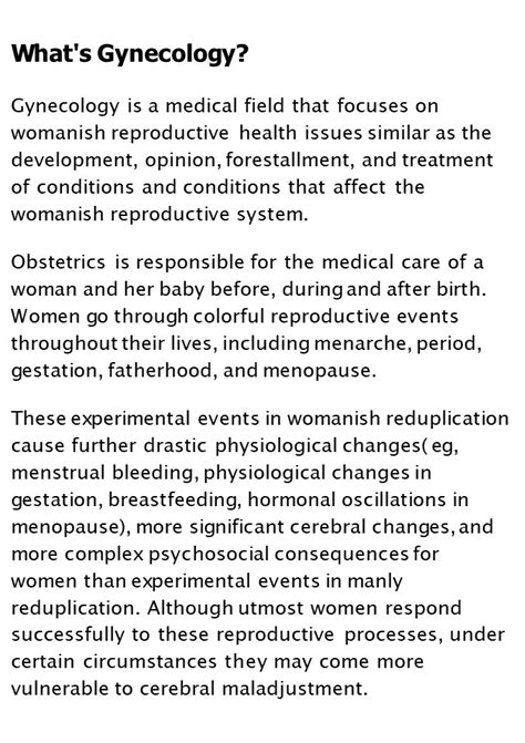 Ppt What Is Gynecology Powerpoint Presentation Free To Download