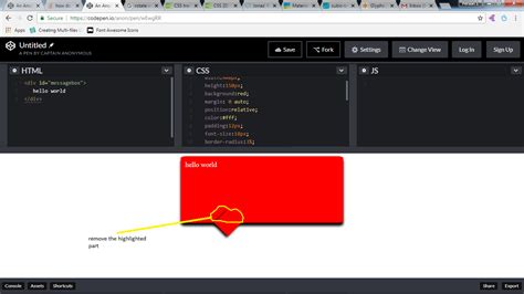 Javascript Remove Shadow Of Triangle From Overlapping Area Above