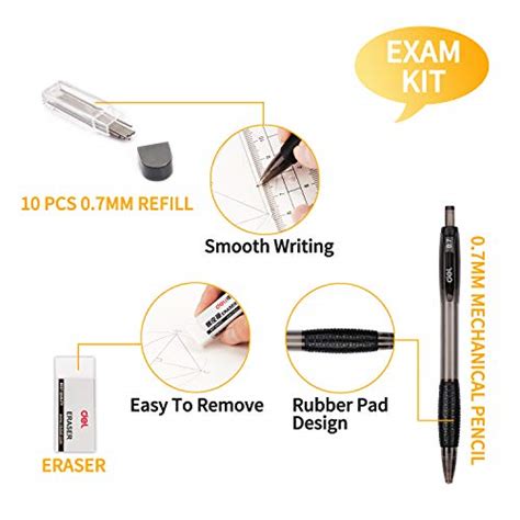 8 Pcs Maths Set Geometry Compass Sets Exam Stationery Pencil Case