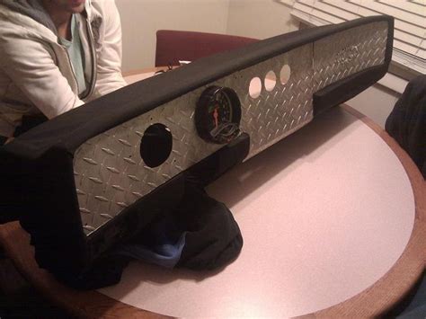 1st Gen S10 Early Dash Wrap With Diamond Plate Custom Car Interior
