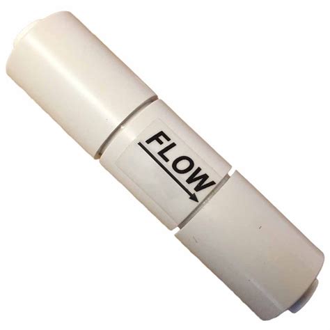 Inline Flow Restrictor 14 Quick Connect Fittings 50 Gpd