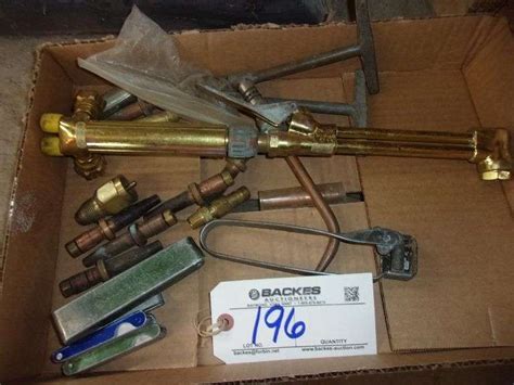 Torch And Parts Backes Commercial Auctioneers