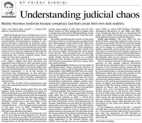Dawn Epaper May 10 2023 Understanding Judicial Chaos