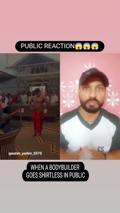 Public Reaction When A Bodybuilder Goes Shirtless In Public 😱😱😱😱