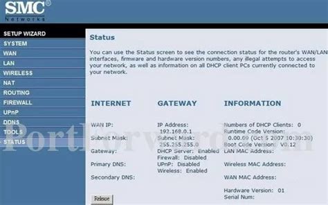 Simple Instructions To Help Setup A Port Forward On The SMC SMCWBR S