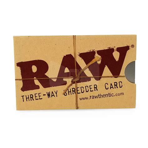 Raw Three Way Shredder Card Big Nano Best Shopping Destination For