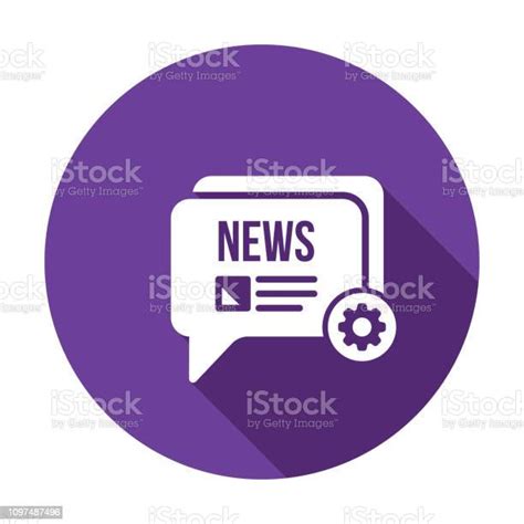 뉴스 설정 기호 아이콘입니다 뉴스 아이콘 및 사용자 지정 설치 관리 처리 기호 벡터 아이콘 0명에 대한 스톡 벡터 아트 및 기타 이미지 Istock
