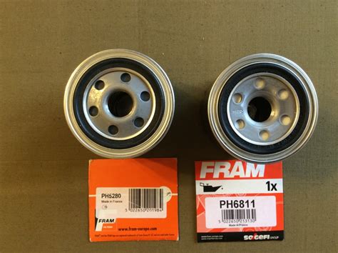 Сравнение масляных фильтров FRAM PH5280 и FRAM PH6811 - Fram - Форум ...