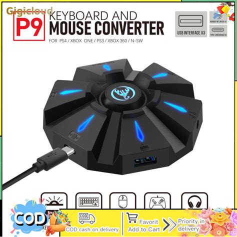 P9 Universal Mouse And Keyboard Converter Usb Connection Keyboard And Mouse Adapter Lazada Ph