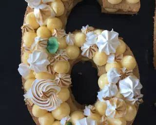 Number Cake Citron Meringuée de pegf Recette Citron meringuée Gâteaux aux numéros Cake