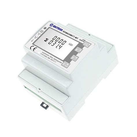 Sdm630mct Mt Multi Tariff Rs485 Ct Operated Din Rail Three Phase Mid