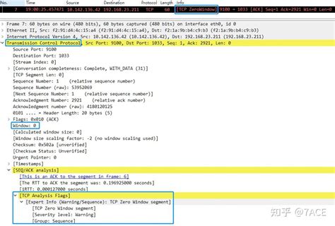 Tcp Analysis Flags 之 Tcp Zerowindow 知乎