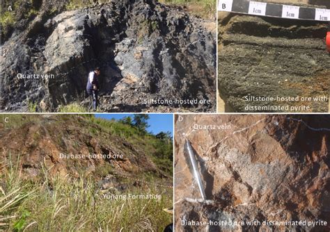 Photographs Of Different Ore Types In The Badu Deposit A B Download Scientific Diagram