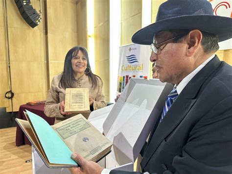 ABI Fundación Cultural del BCB recibe documentos y escritos inéditos