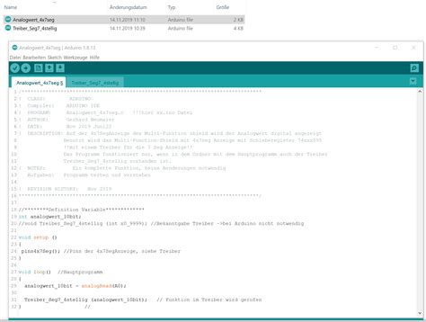 Mf Shield 4x 7seg Anzeige Elektronik