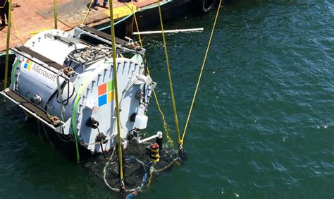 Microsofts Project Natick Data Centers Better Down Where Its Wetter