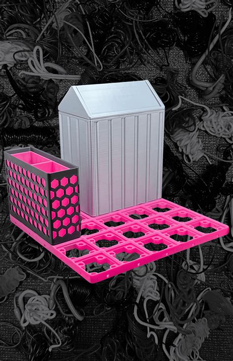 Gridfinity Trash Can 2x3 3d Model By Pink 3dp On Thangs