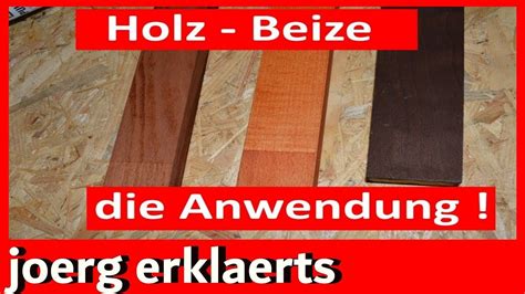 Richtig Holz Beizen Und Färben Mit Wasserbeizeeine Anleitung Tipps