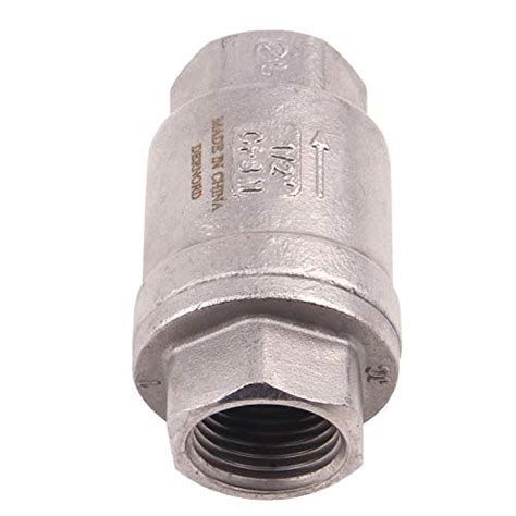 Derpipe 12 Inch Vertical Check Valve Sus304 Spring Loaded Check Valve