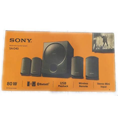 Sony Sa D40 Speaker System Sony 41 Speaker