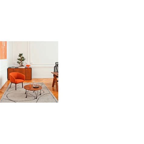 Table Basse Ronde Dotée De Roulette Pental
