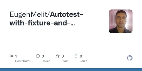 Github Eugenmelitautotest With Fixture And Generator