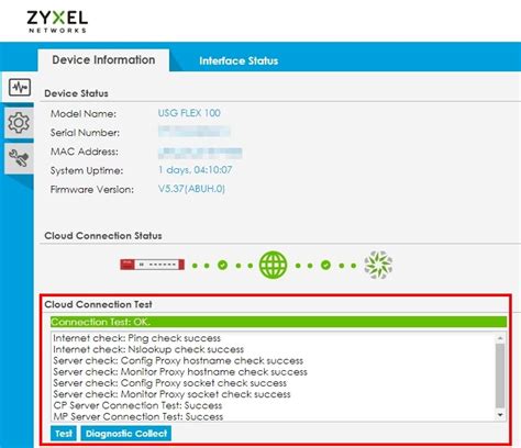 Zyxel Nebula Debugging Using The Local Web Interface Zyxel Support Campus Emea