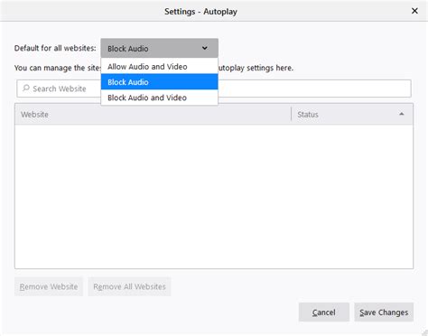 allow or block media autoplay in firefox firefox help