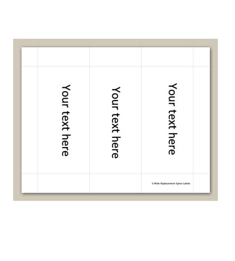 Binder Spine Label Templates In Word Format Templatearchive Within