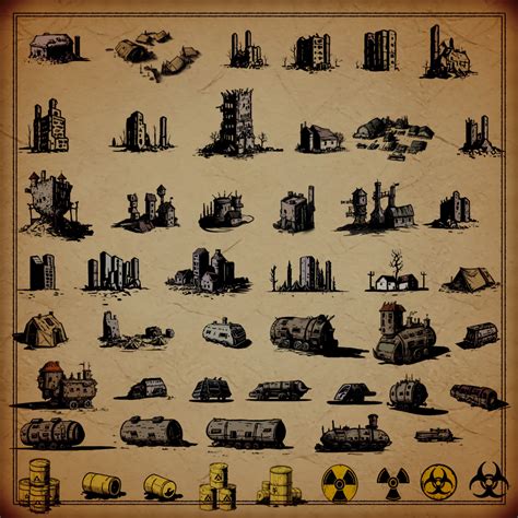 Post Apocalyptic Fallout Inspired Vintage Assets And Theme Megapack