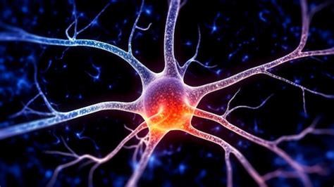 premium ai image a system neuron of brain with synapses and