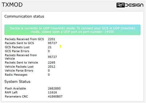 Combined RC And Telemetry On A Single Link TXMod V2 RFD 900x TX16S GCS Matek H743 Radios