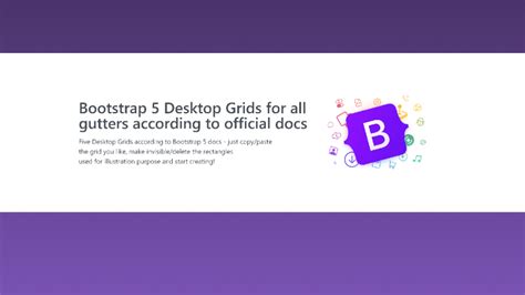 Bootstrap 5 Grid Starter Figma