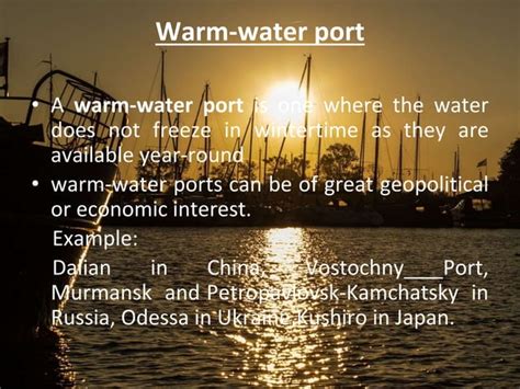 Classification Of Port And Harbour Ppt Pptx