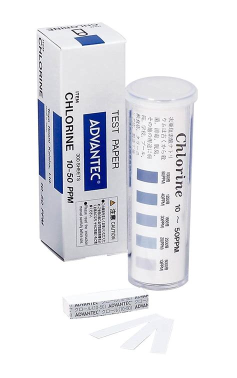 【りかなび】クロール試験紙 10～50ppm （300枚）【アドバンテック東洋】｜必要な商品を今すぐ検索！「教員用・研究用の理科学機器」検索